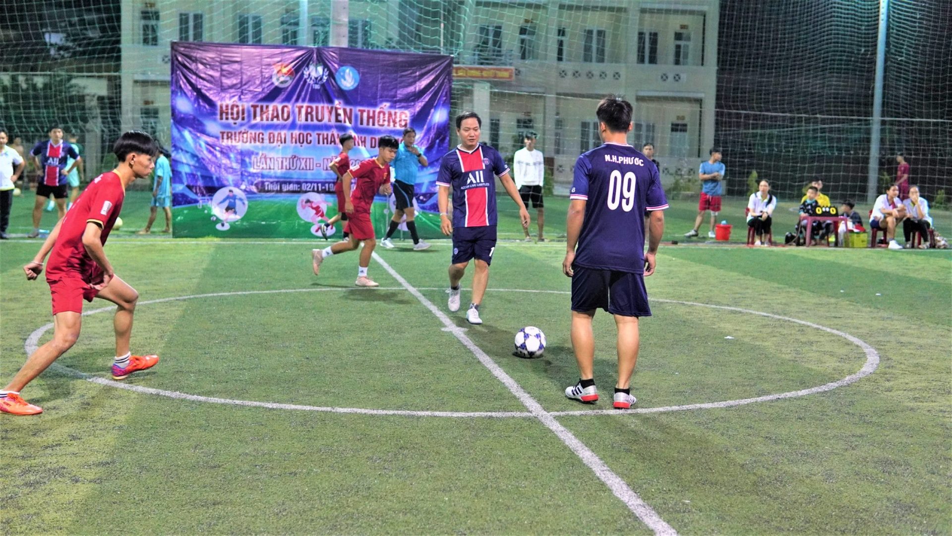 Giải bóng đá nam- Hấp dẫn ngay trận đấu mở màn - Trường Đại học Thái ...
