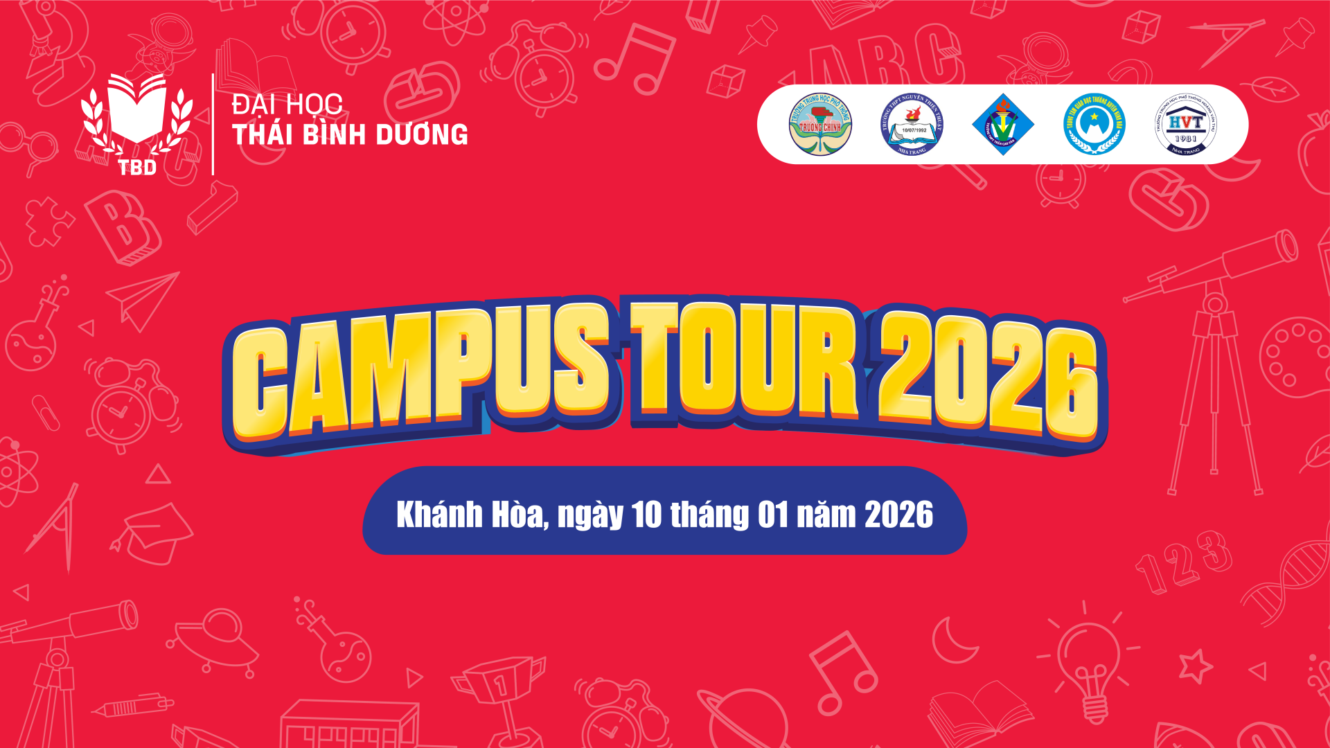 Campus Tour 2026: THPT Trường Chinh, THPT Hoàng Văn Thụ, THPT Nguyễn ...